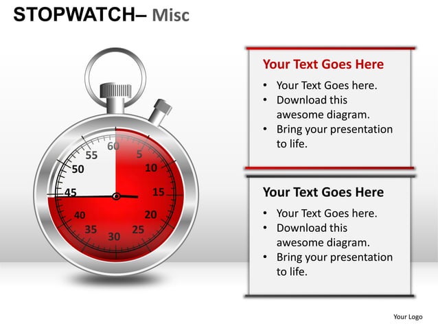 Stopwatch misc powerpoint presentation templates | PPT | Free Download