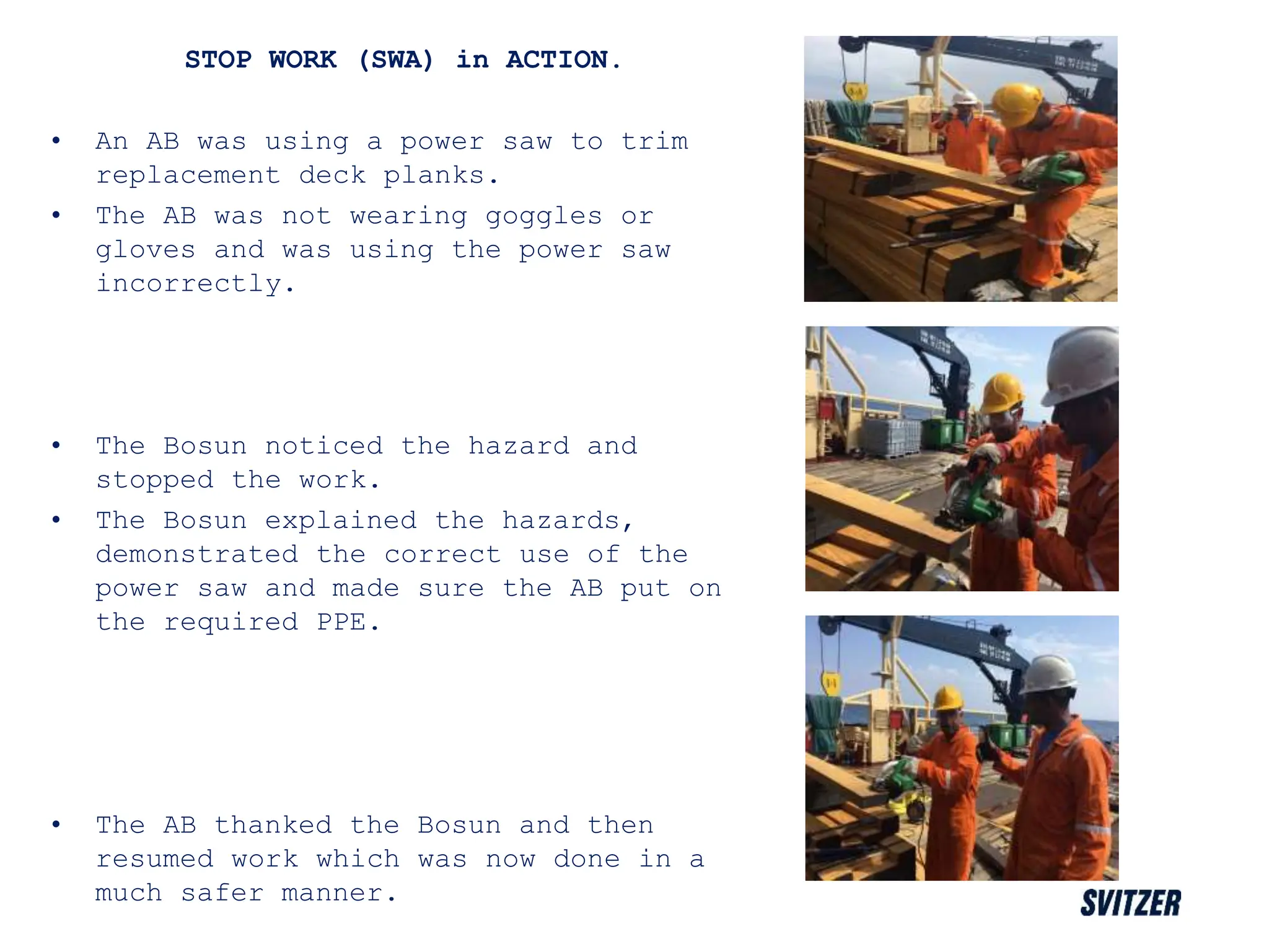 Stop Work Authority Power Point Presentation | PPTX