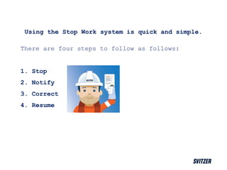 Stop Work Authority Power Point Presentation | PPTX