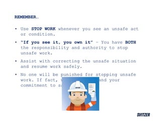 Stop Work Authority Power Point Presentation | PPTX