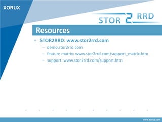 STOR2RRD presentation from Common CZ/SK 2015 | PPT