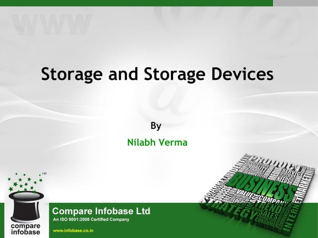 Storage and storage devices | PPT