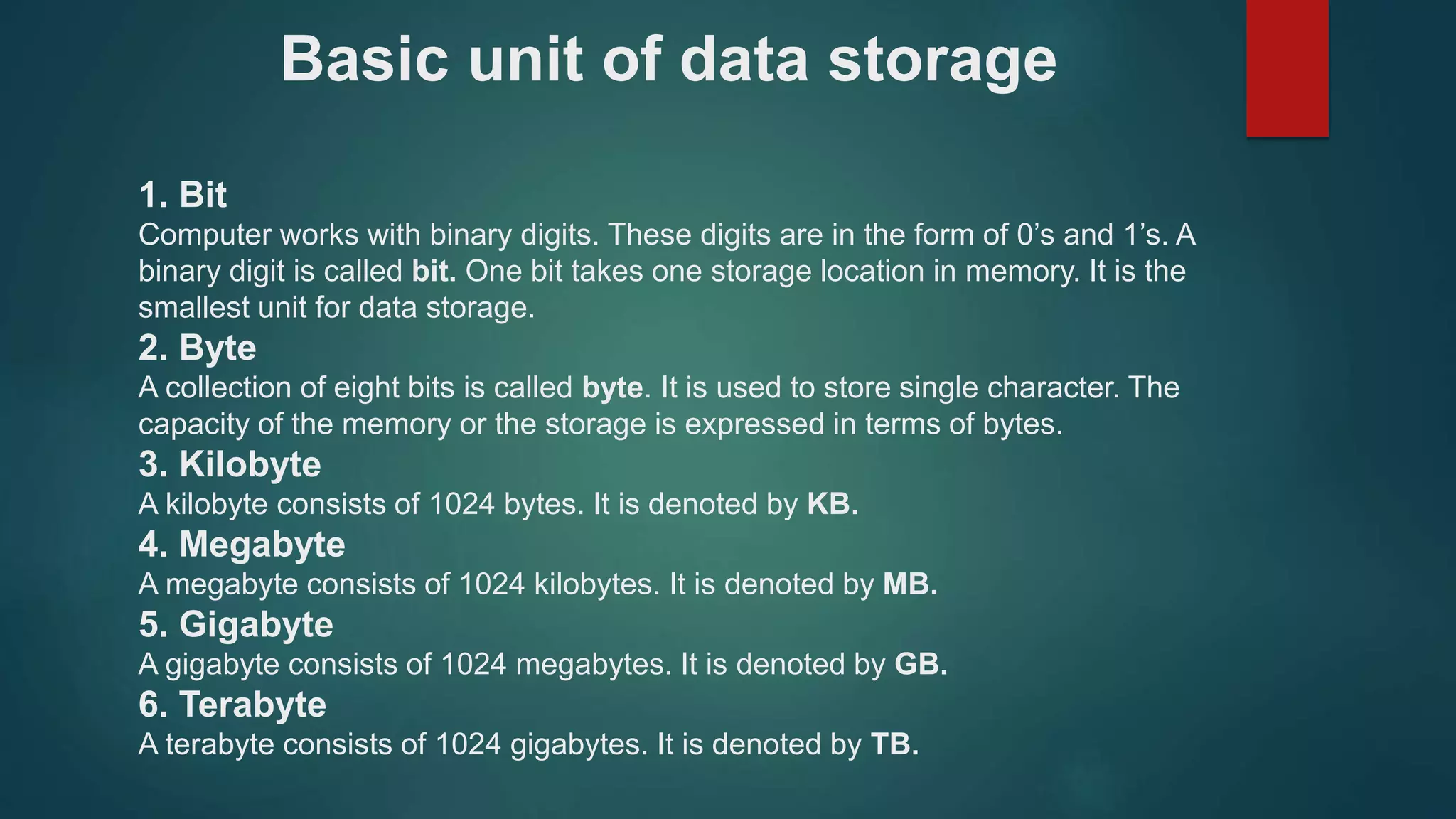 Storage devices | PPTX