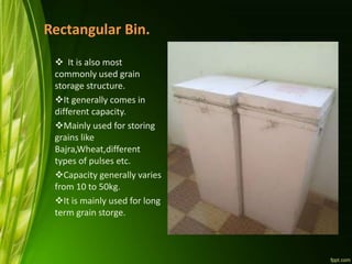 TRADITIONAL STORAGE STRUCTURES | PPTX