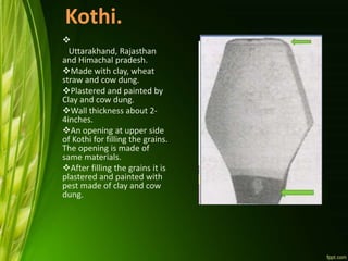 TRADITIONAL STORAGE STRUCTURES | PPTX