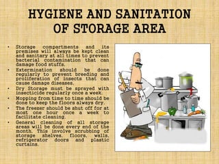 STORAGE / STOREROOM CONTROL | PPTX