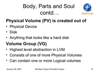 Storage Management using LVM | PPT