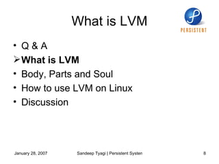 Storage Management using LVM | PPT