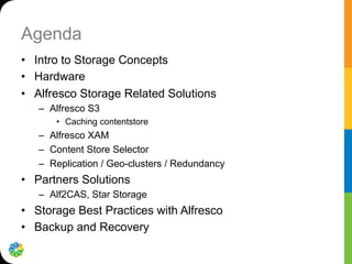 Storage and Alfresco | PDF