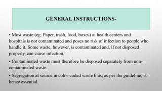 STORAGE AND CLEAN STERILE SUPPLY , SAFE WASTE.pptx