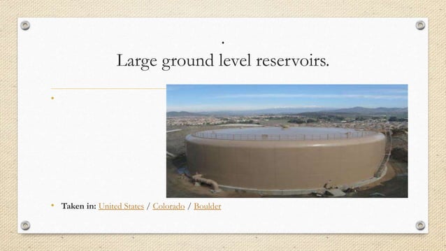 Storage and distribution reservoirs | PPTX