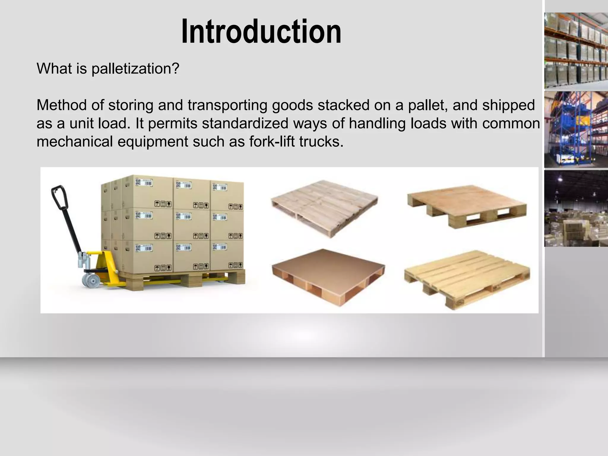 Storage and handling systems (palletized) | PPTX
