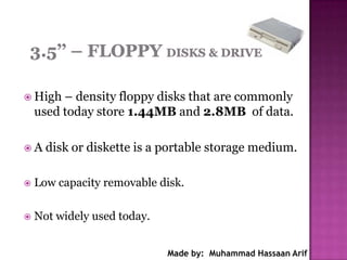 Storage and memory devices | PPT