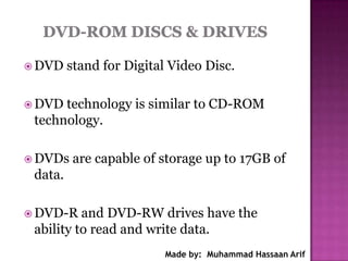 Storage and memory devices | PPT