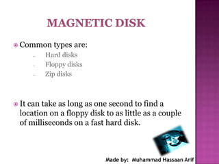 Storage and memory devices | PPT