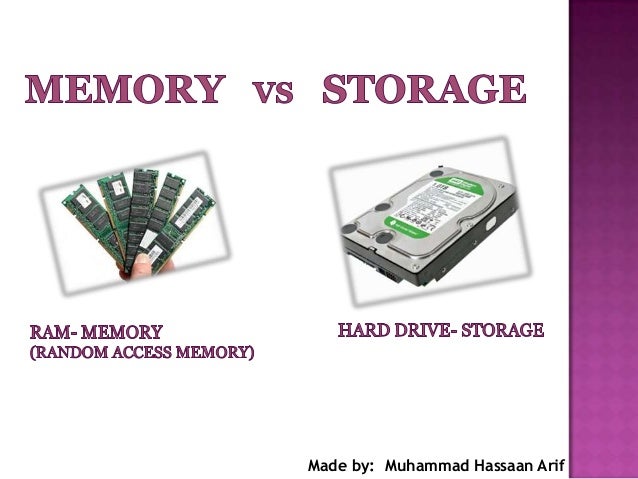 Storage and memory devices