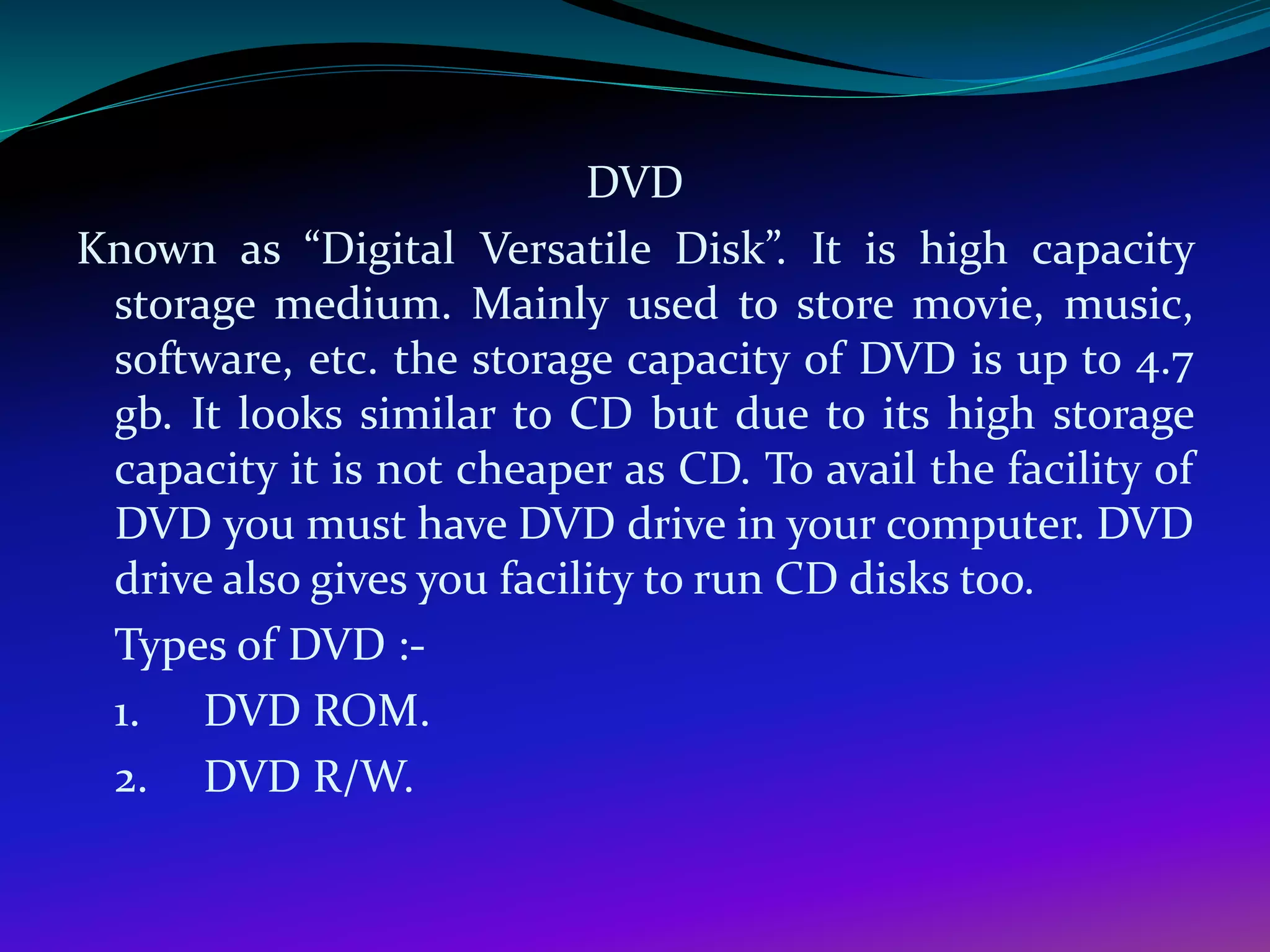 Storage and memory devices grade 4 | PPTX