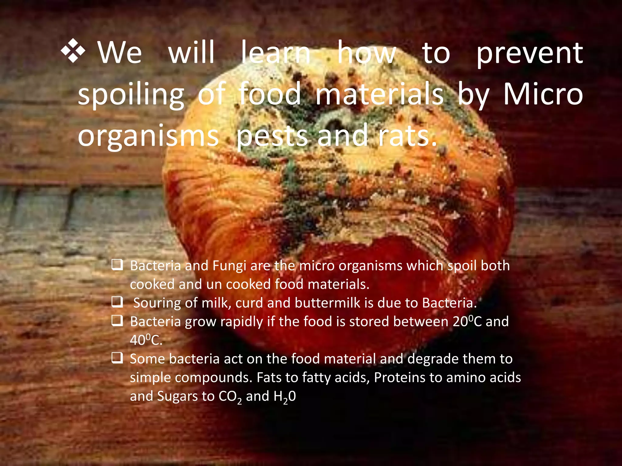 Storage and preservation of food | PPTX