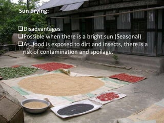 Storage and preservation of food | PPTX