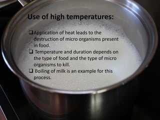 Storage and preservation of food | PPTX