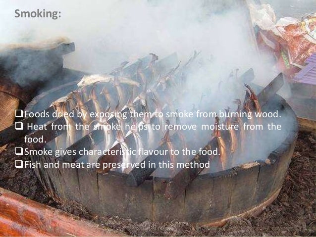 Storage and preservation of food