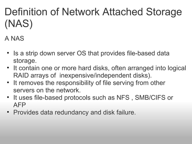 Storage Area Network | PPT