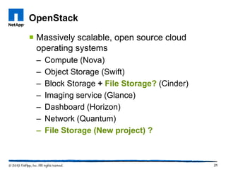 Storage as a service OpenStack | PPTX