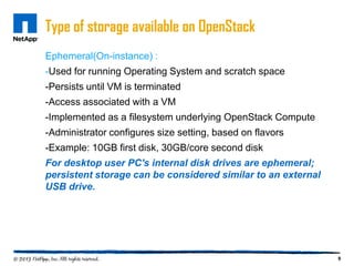 Storage as a service OpenStack | PPTX