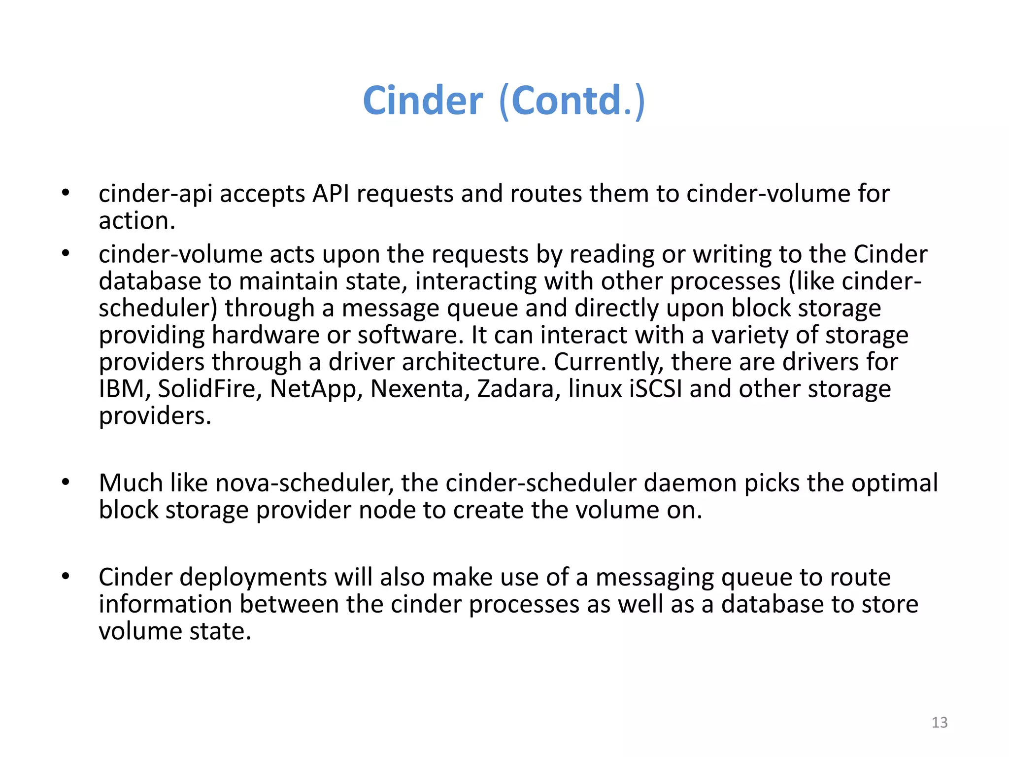 Storage as a service and OpenStack Cinder | PPT