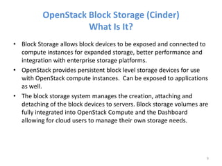 Storage as a service and OpenStack Cinder | PPT