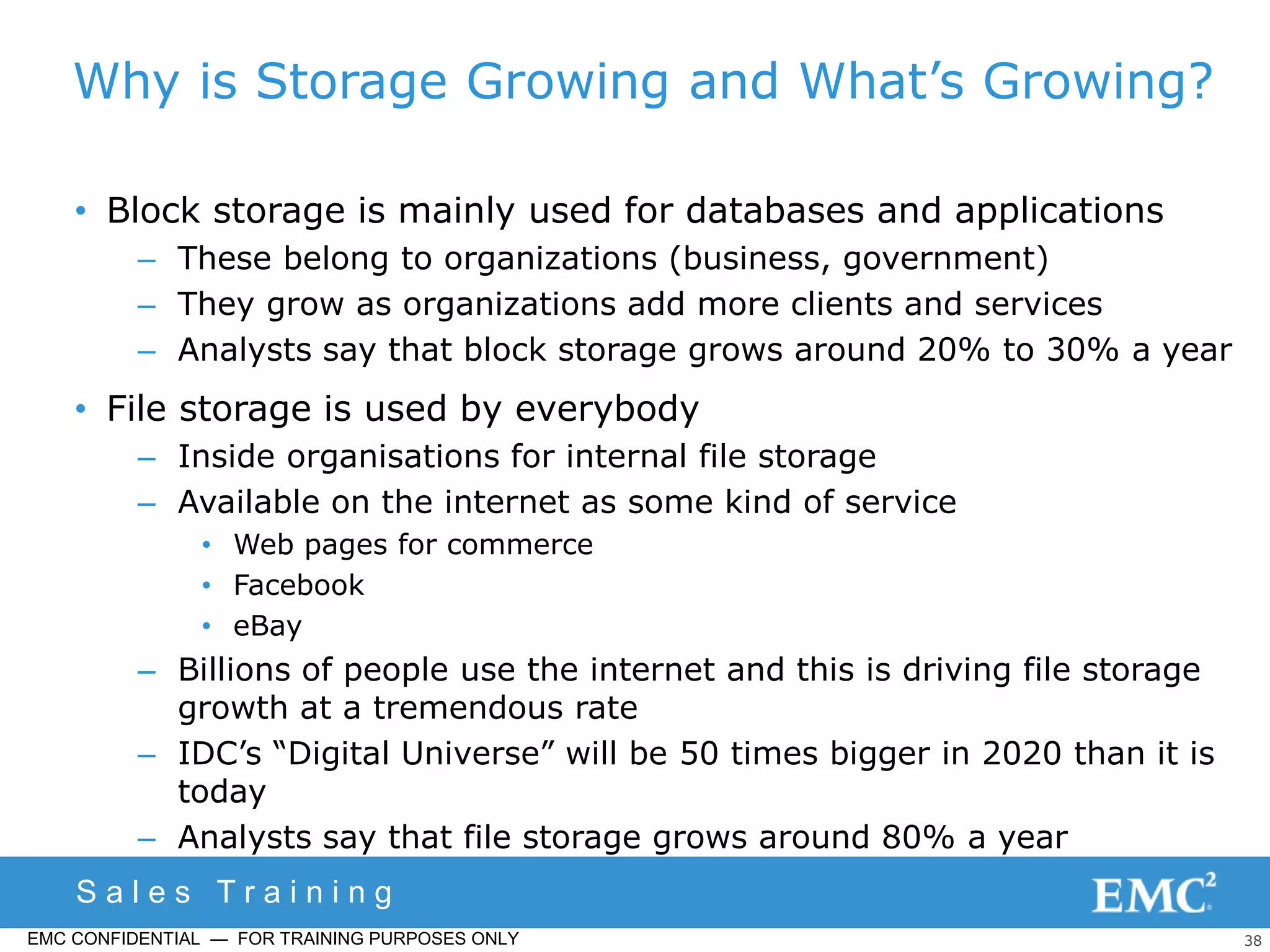Storage basics | PPTX