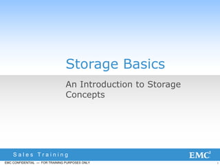 Storage basics | PPTX