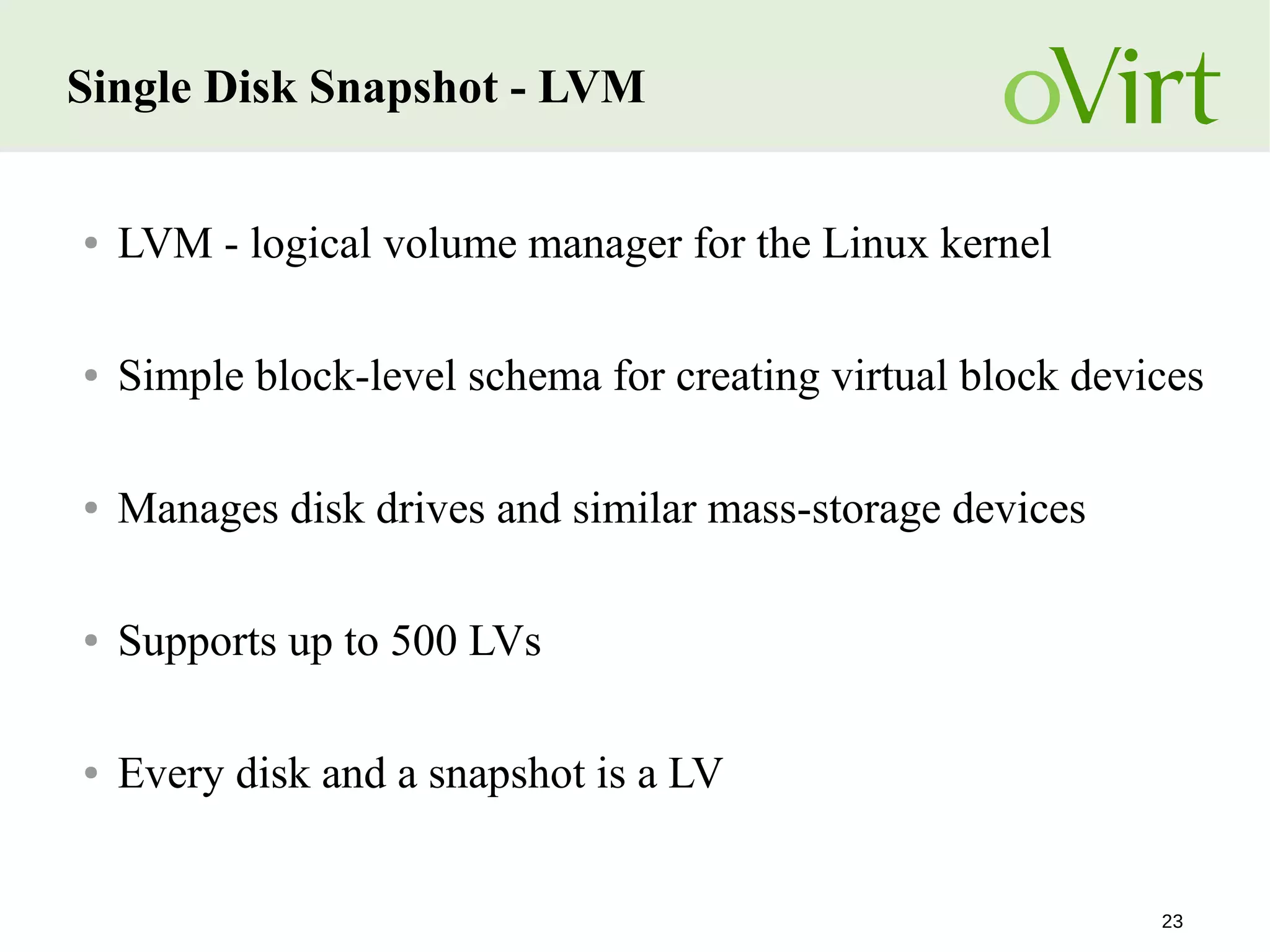 Storage best practices | ODP
