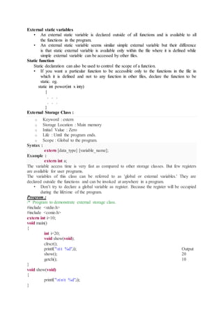 Storage class | DOCX