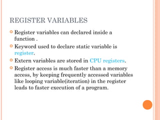Storage classes | PPT