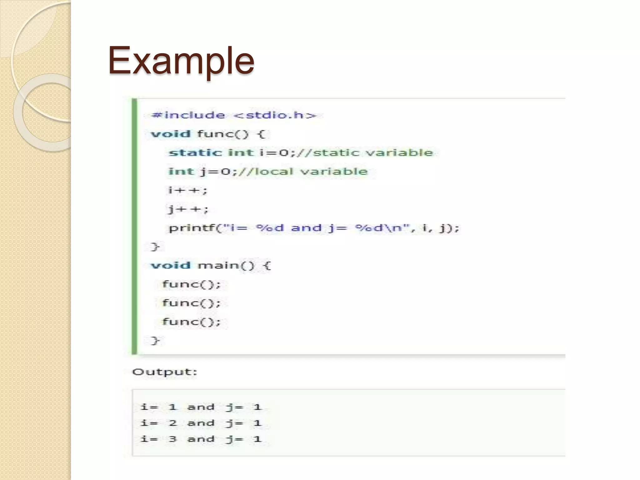 Storage classes in c language | PPTX