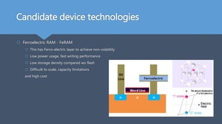 Storage class memory | PPTX