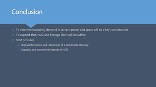 Storage class memory | PPTX