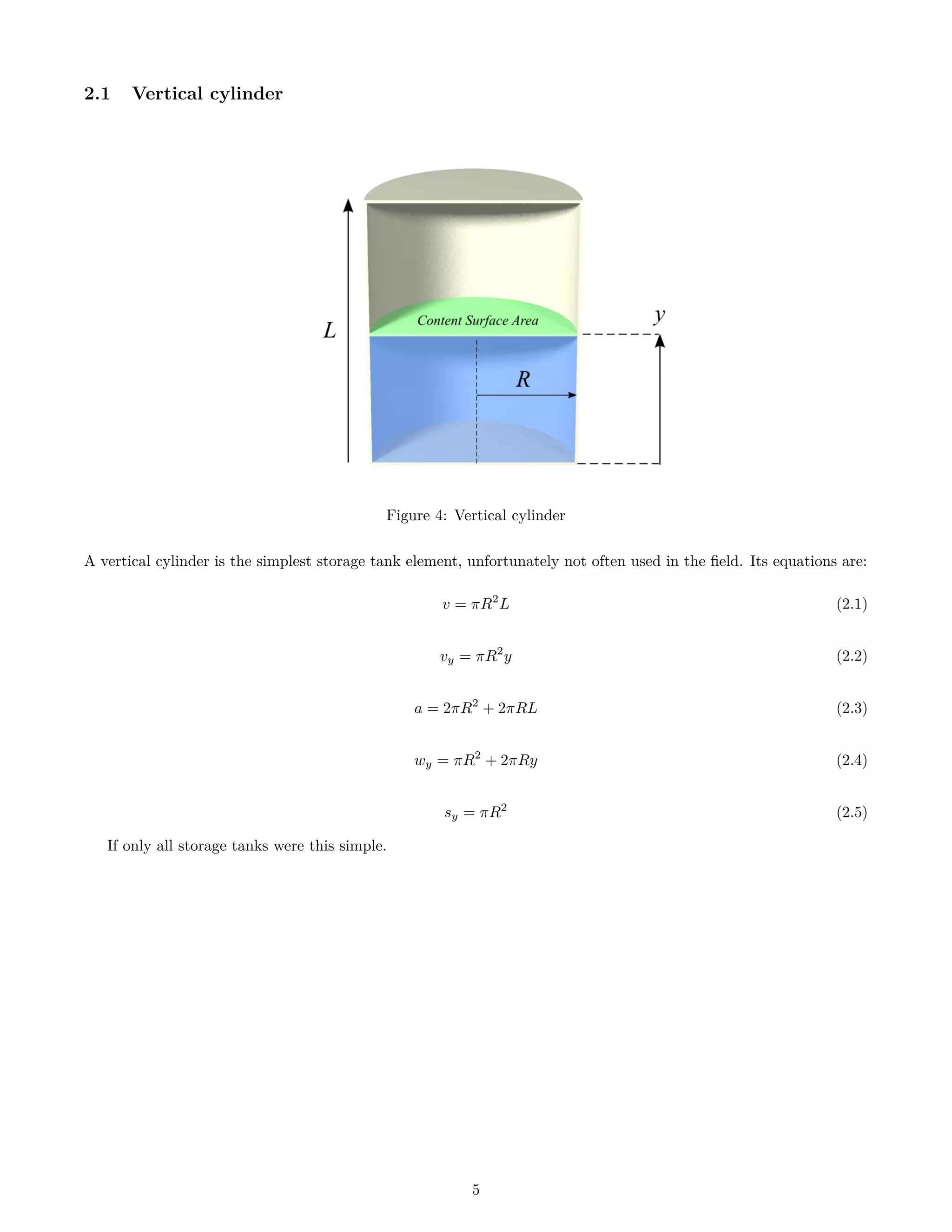 Storage container tank mathematics | PDF