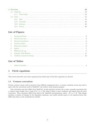 Storage container tank mathematics | PDF