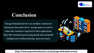 Storage Dedicated Server | PPT