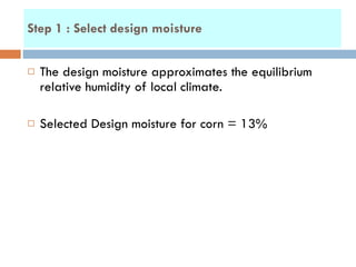 Storage design for corn yp | PPT