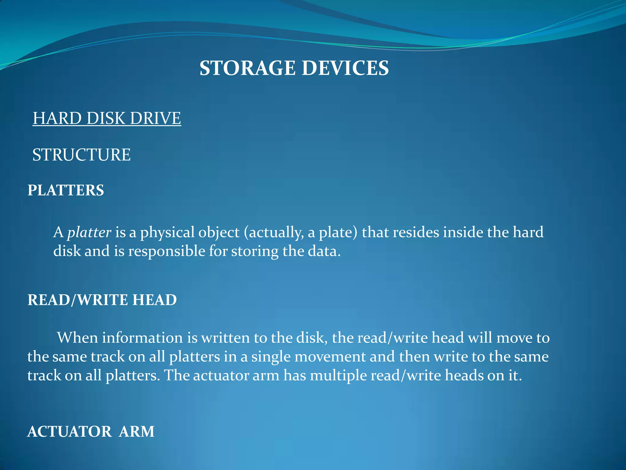 Storage device | PPTX | Operating Systems | Computer Software and ...