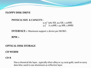 Storage device | PPTX | Operating Systems | Computer Software and ...