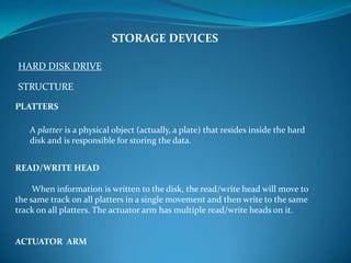 Storage device | PPTX | Operating Systems | Computer Software and ...