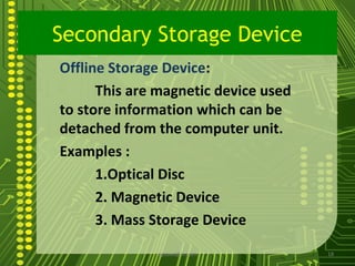 Storage device | PPT