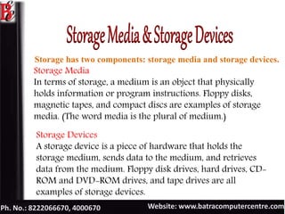 External & Internal Storage Device ! Batra Computer Centre | PPTX