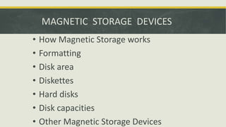 Storage device | PPTX