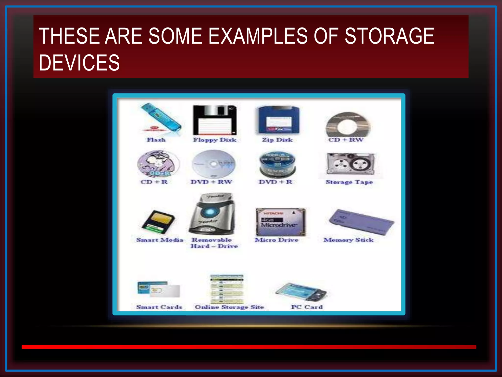 Storage devices | PPTX