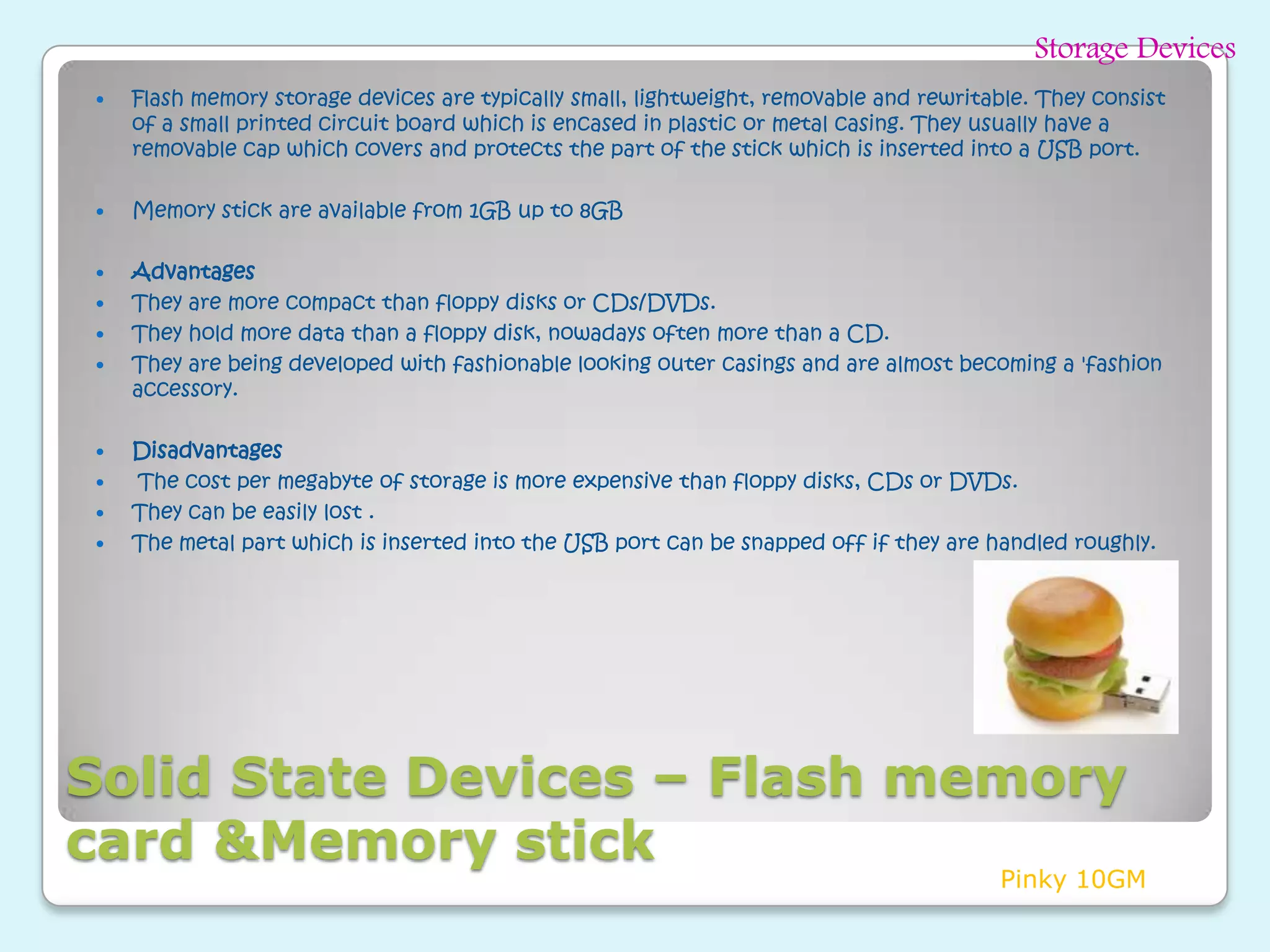 Storage Devices | PPTX